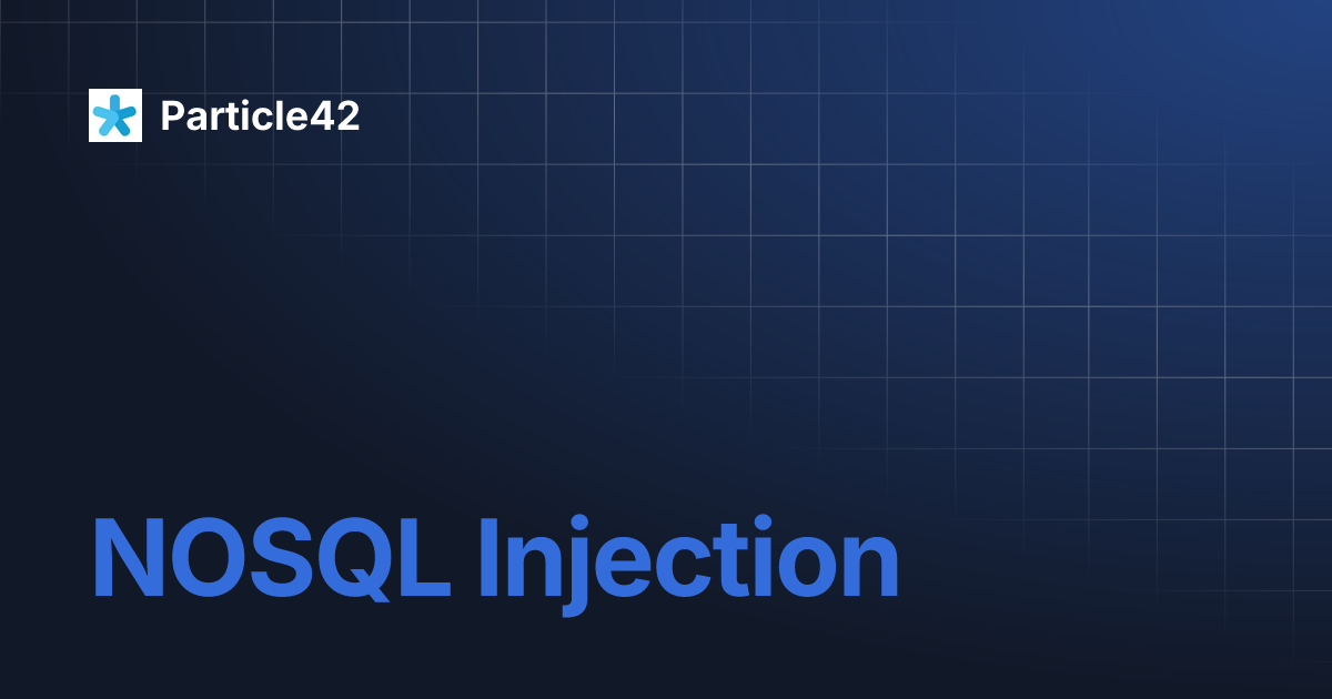 NOSQL Injection | Particle42